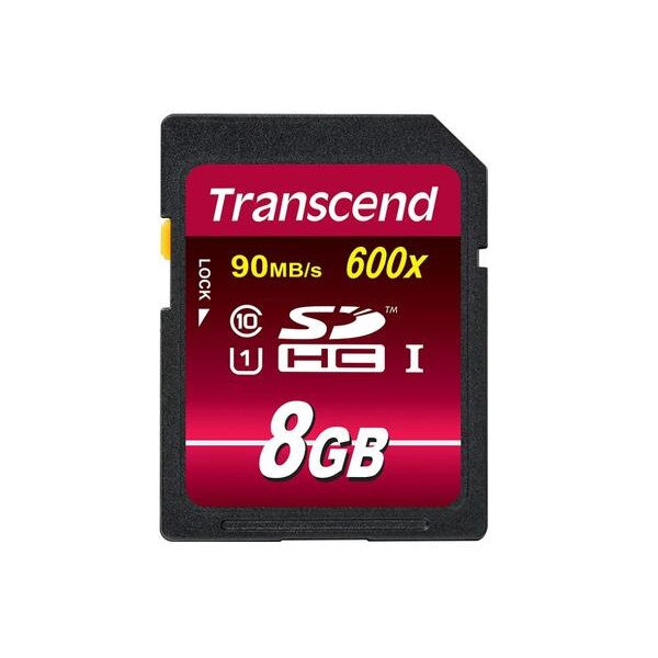 Card de memorie Transcend SDHC, 8GB, UHS-I U1, 600x, Clasa 10 - eMAG.ro