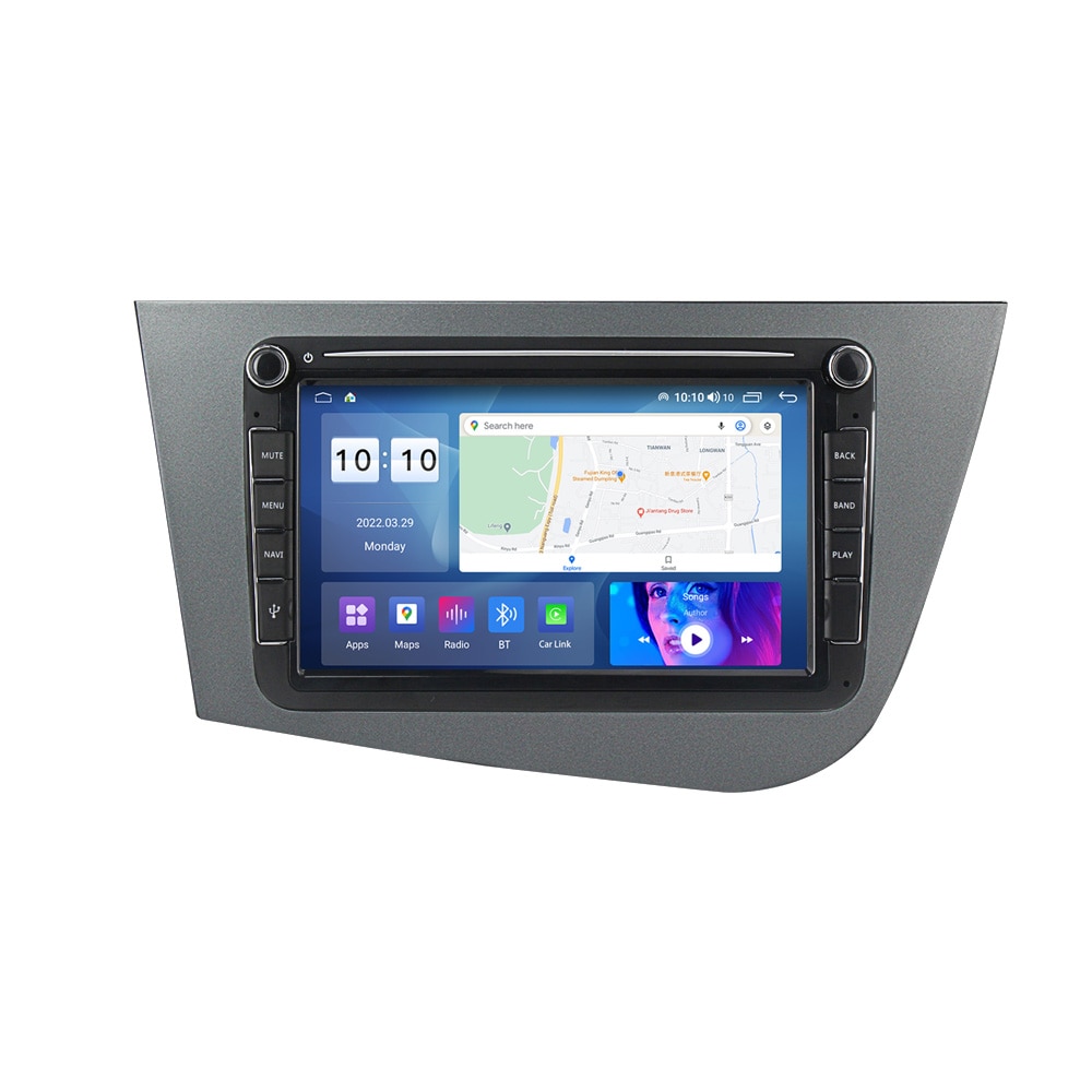Navigatie dedicata Seat Leon 2005-2012, NAVI-IT Android 12, 2 GB RAM 16 ...