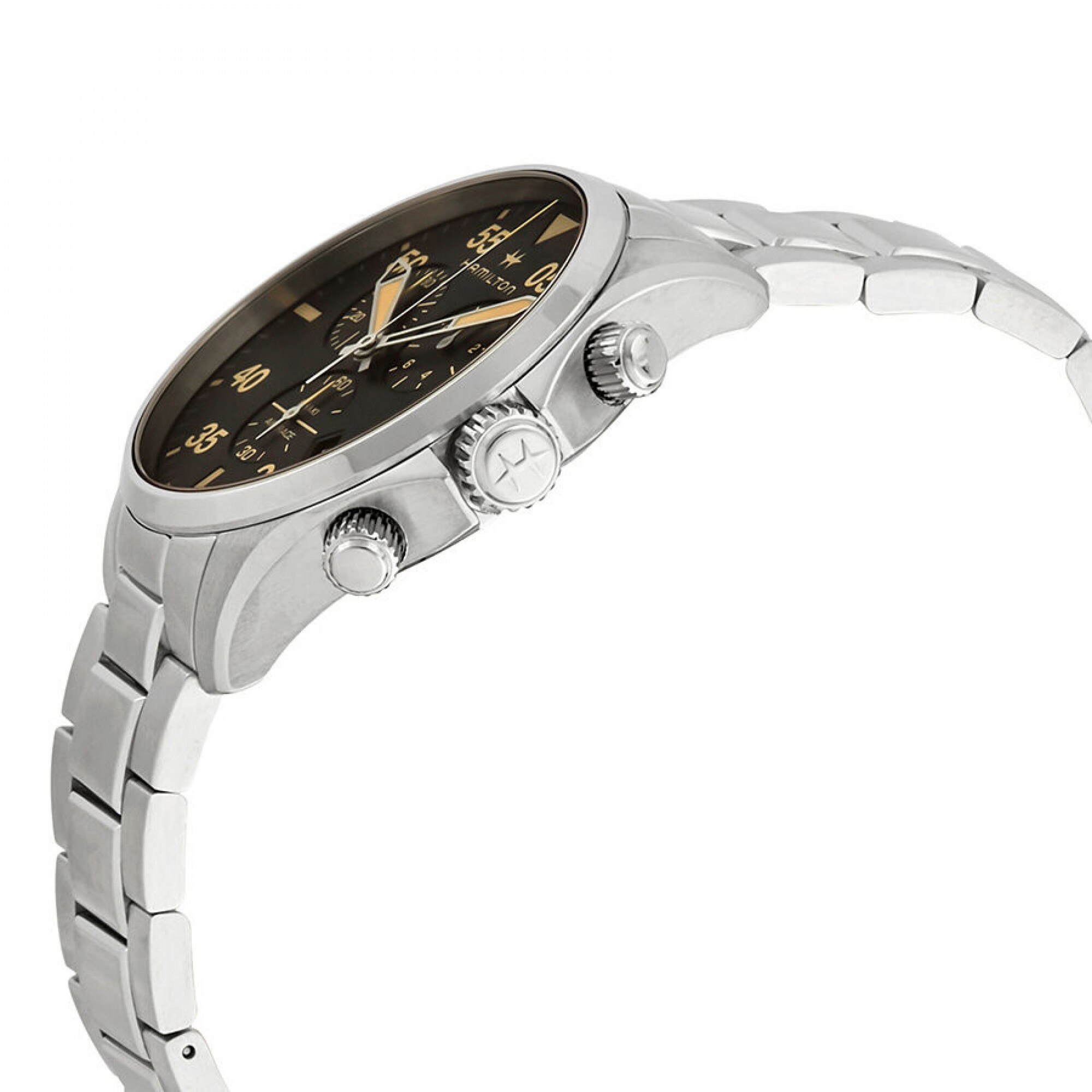 Ceas Barbati, Hamilton, Khaki Aviation Khaki Pilot H76722131 - eMAG.ro