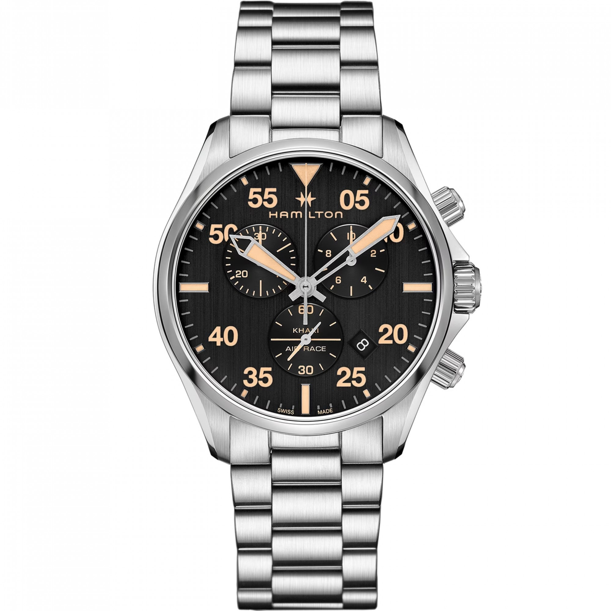 Ceas Barbati, Hamilton, Khaki Aviation Khaki Pilot H76722131 - eMAG.ro