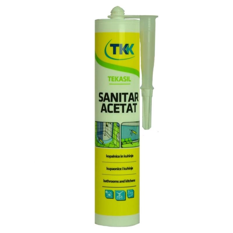 Silicon sanitar TKK TEKASIL, acetat, alb, 280ml - eMAG.ro