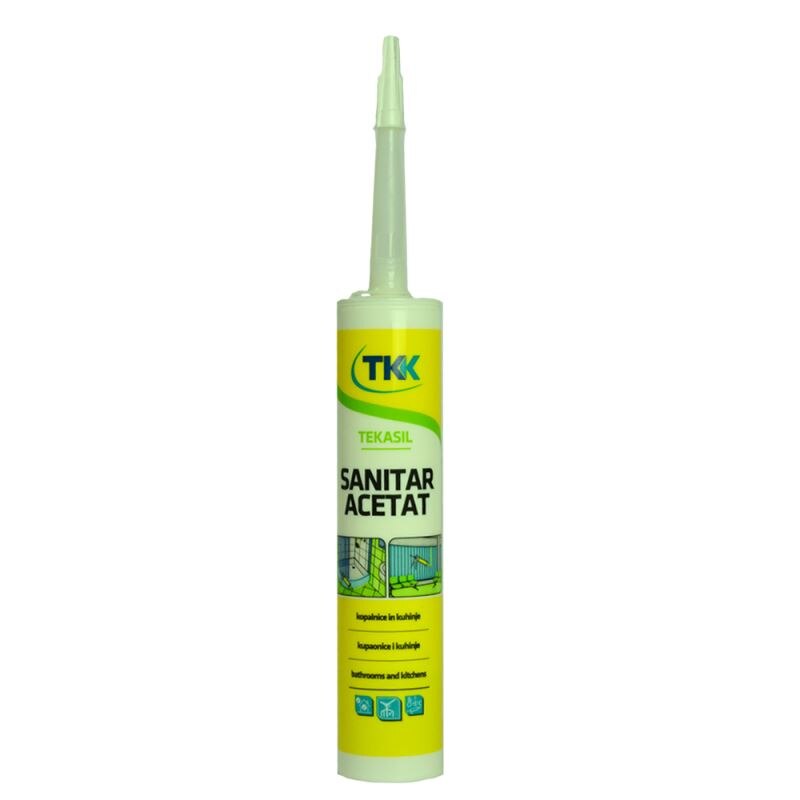Silicon sanitar TKK TEKASIL, acetat, alb, 280ml - eMAG.ro