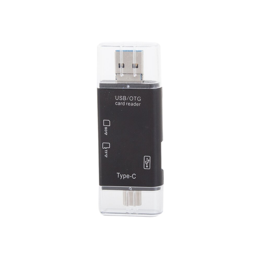 Cititor de carduri, 5 in 1, USB - USB, USB-C, Micro USB, slot pentru ...