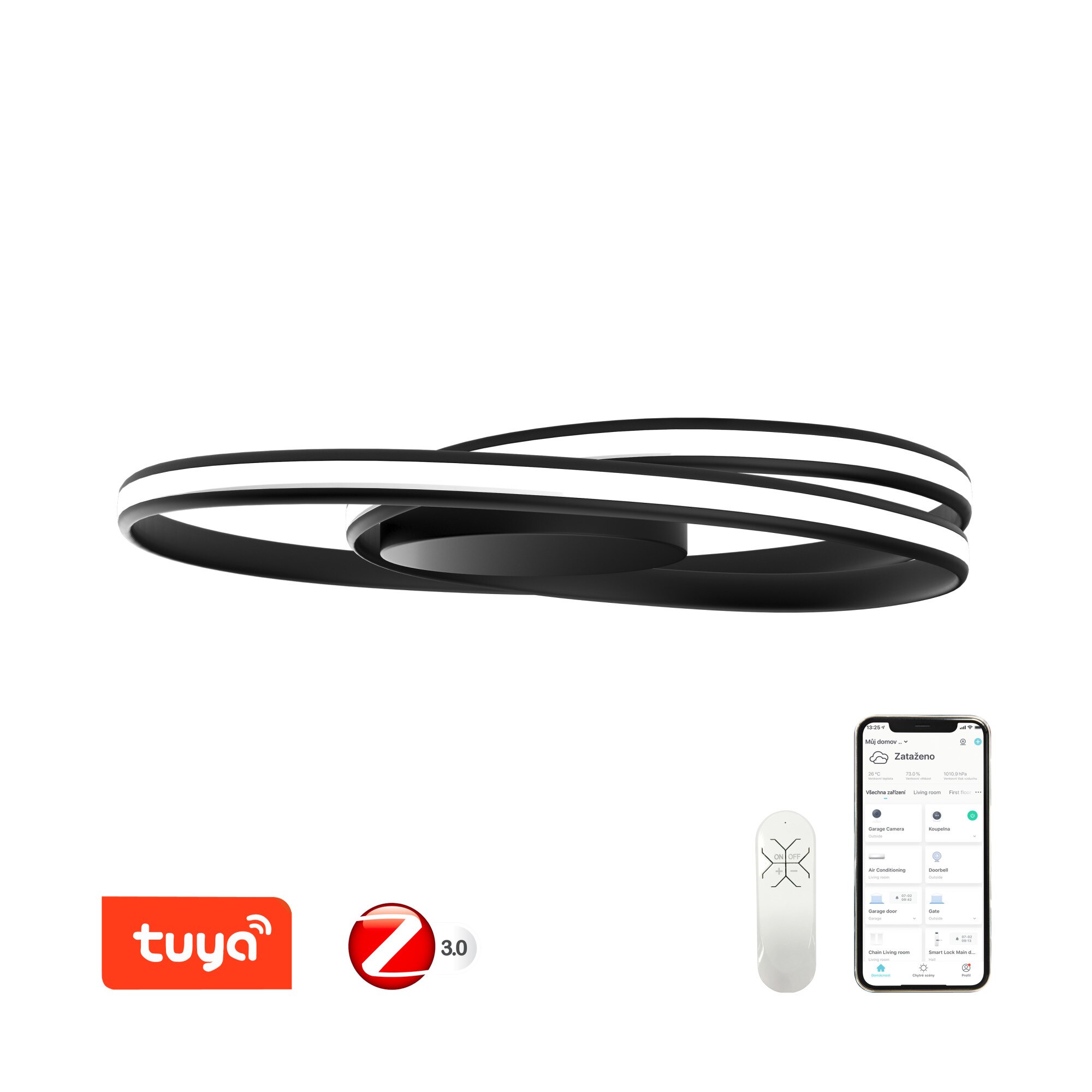 Plafoniera inteligenta Neo Round, Immax, Metal/Plastic, LED, Zigbee 3.0 ...