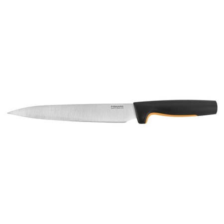 Cutit pentru carne, Fiskars, Inox, 21 cm, Negru/Portocaliu - eMAG.ro