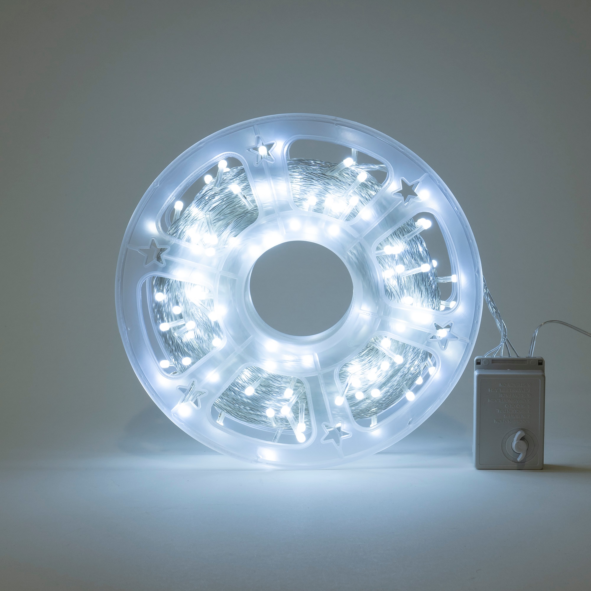 Lineáris karácsonyi installáció, beltérre, 50m, 240 LED, 8 lámpakészlet ...