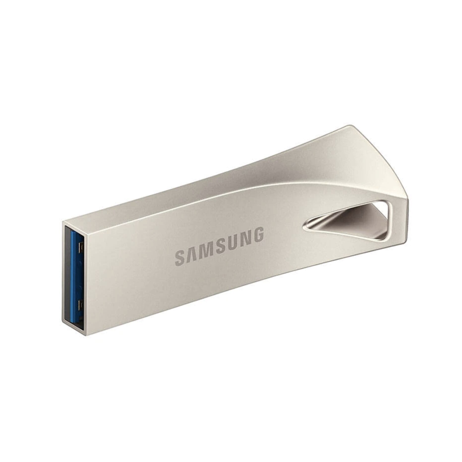 Stick de memorie Samsung cu interfata USB 3.1, metalic, 128 GB, Silver ...