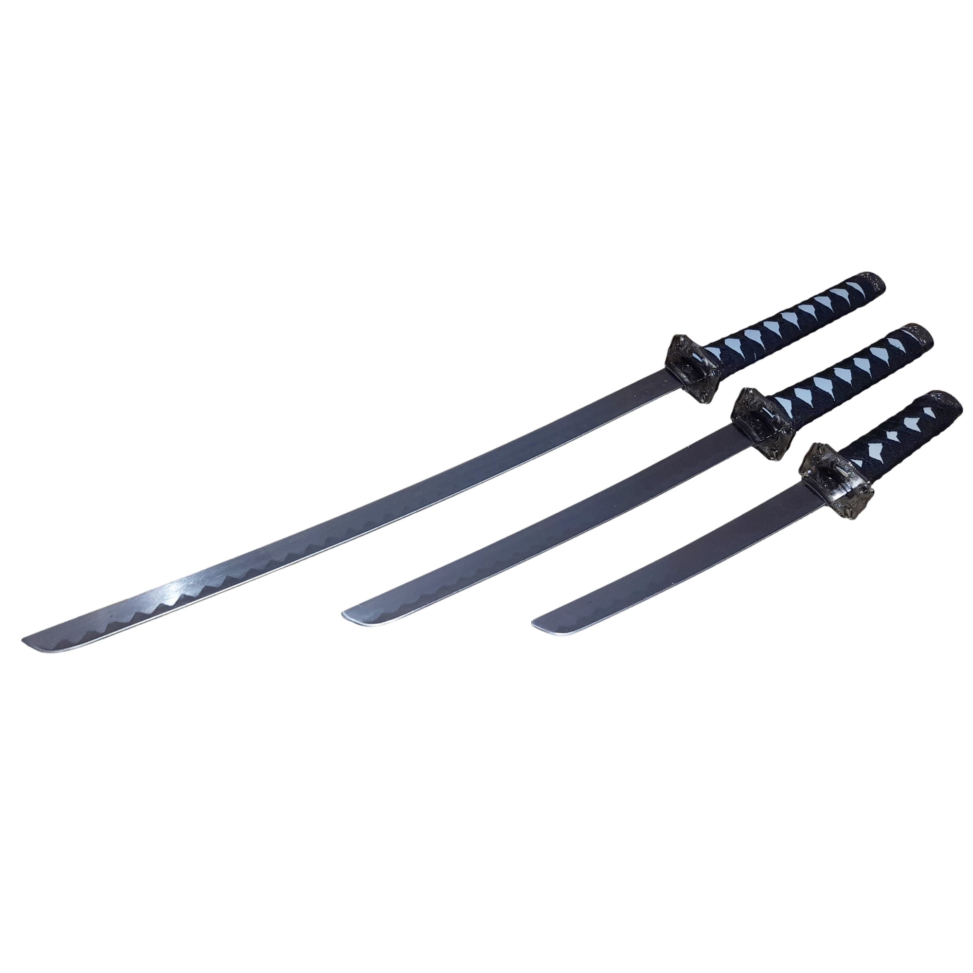 Set sabii katane decorative IdeallStore®, panoplie, Ninja Warrior, alb ...