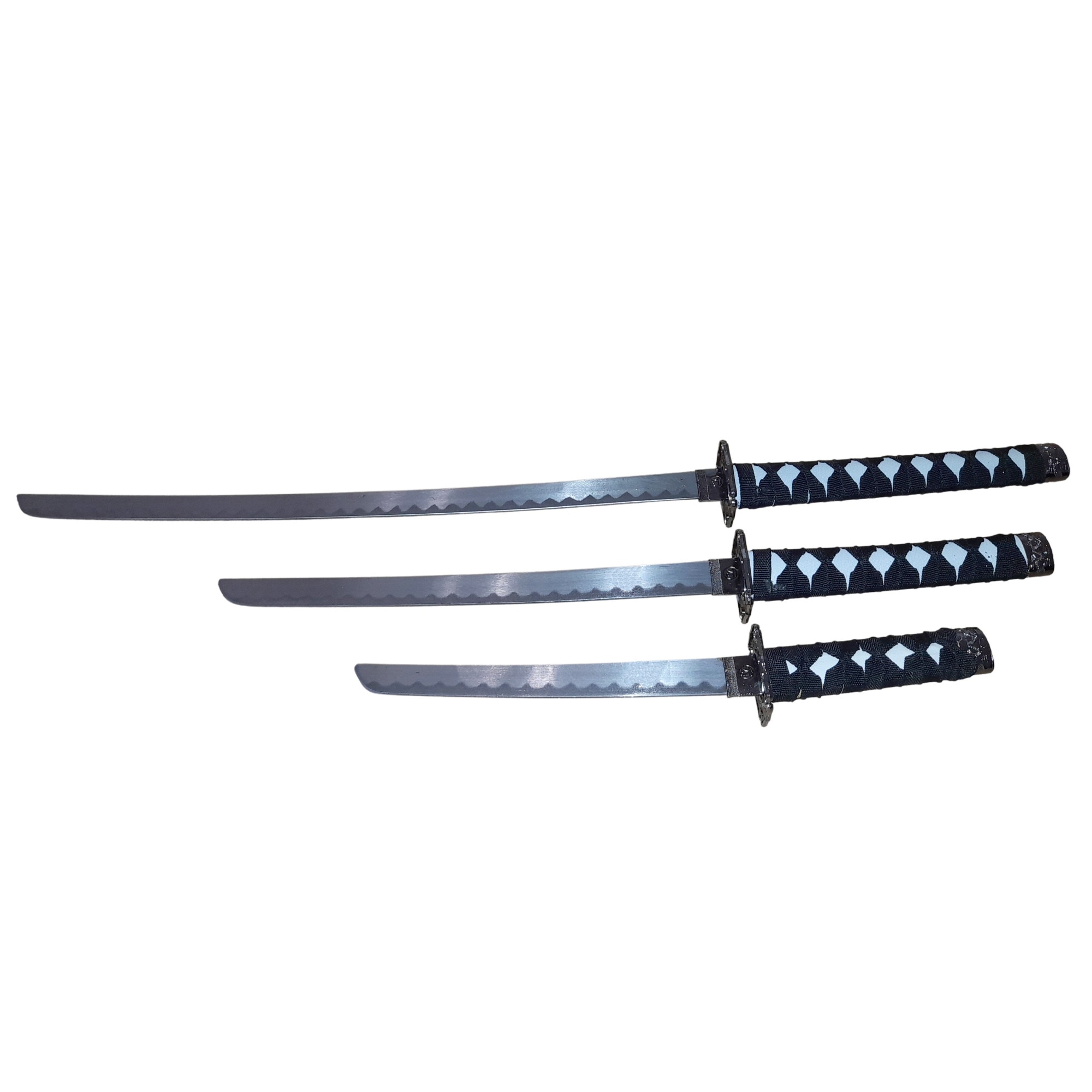 Set sabii katane decorative IdeallStore®, panoplie, Ninja Warrior, alb ...