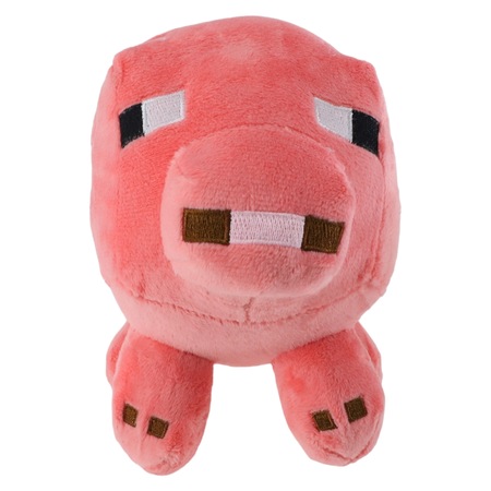 Jucarie plus, Minecraft, NO65, Baby pig, 23 cm, Roz - eMAG.ro