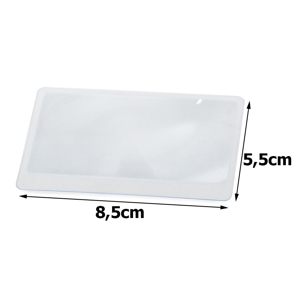 Lupa de citit, Plastic, 85 mm, Transparent - eMAG.ro