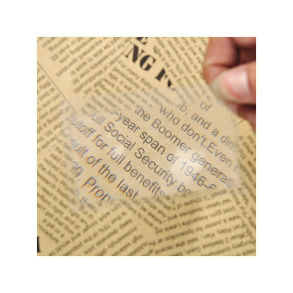 Lupa de citit, Plastic, 85 mm, Transparent - eMAG.ro