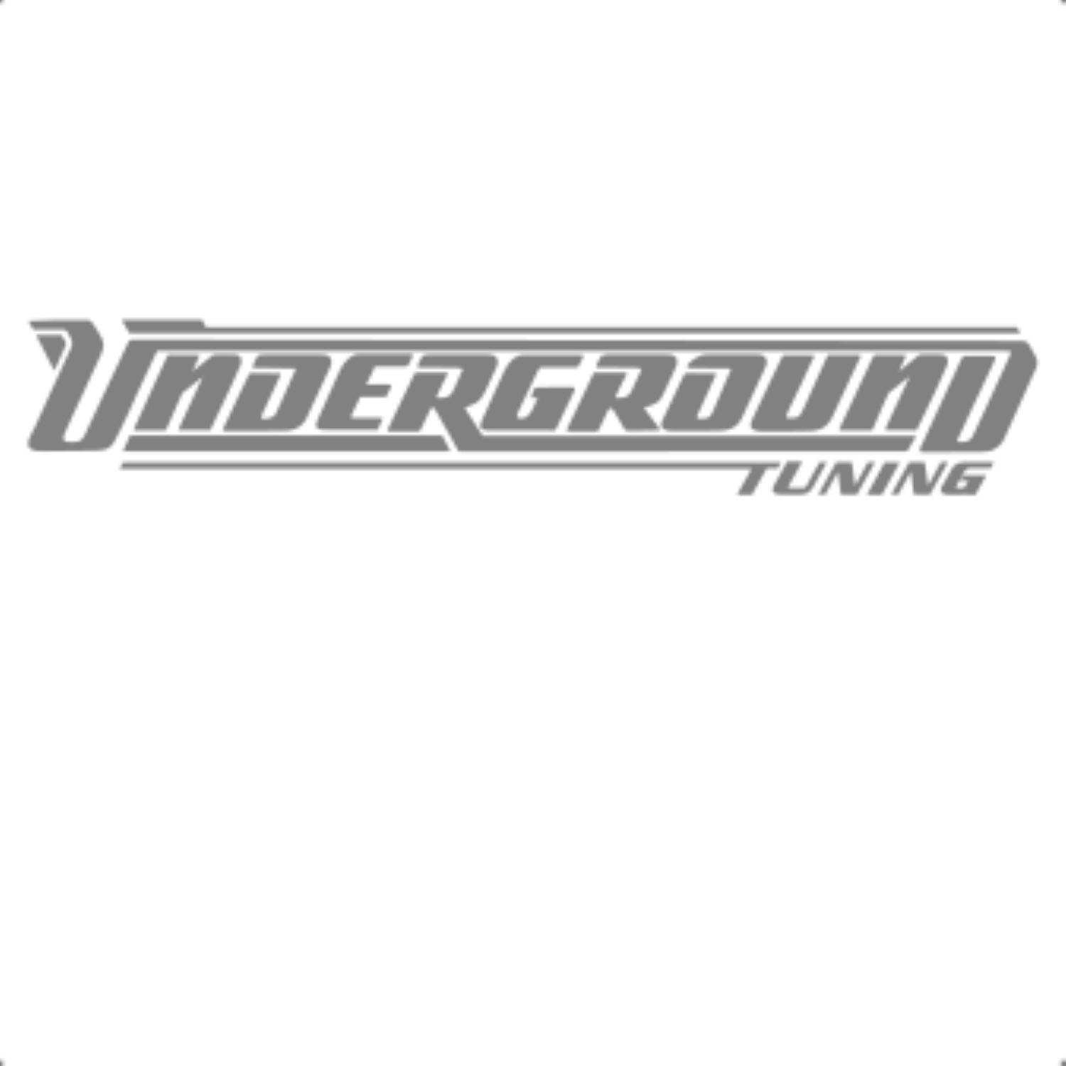 Sticker decorativ perete, auto si geam, Underground tuning, Gri, 19 cm ...