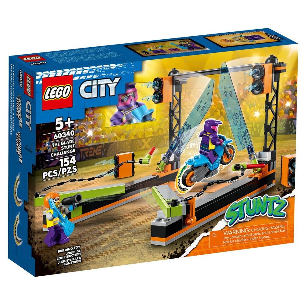 Set de construit LEGO® City, Provocarea cu lame, 154 piese - eMAG.ro