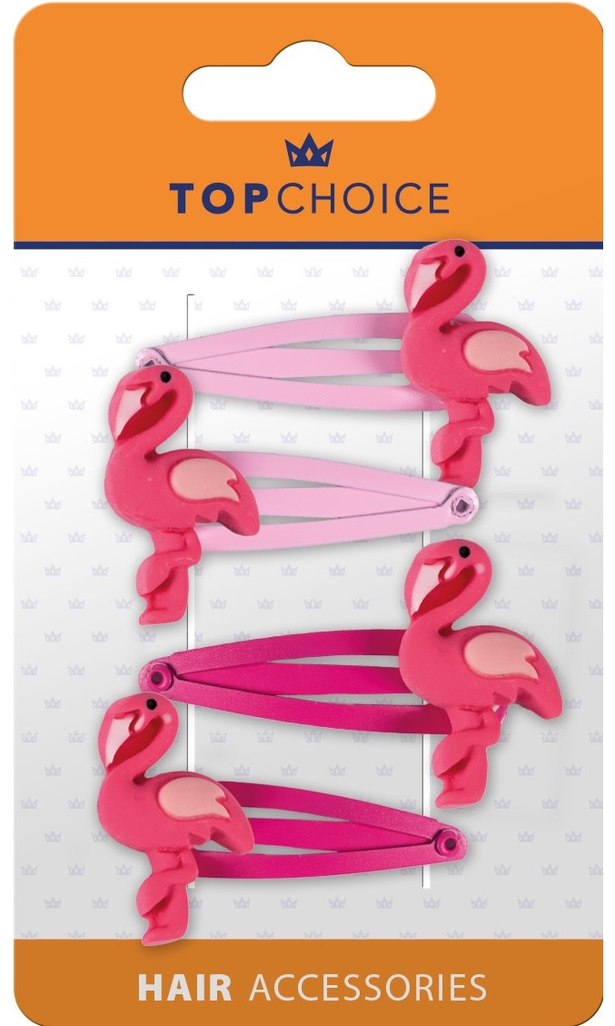 Set agrafe de par, Top Choice, 4 bucati, Multicolor - eMAG.ro