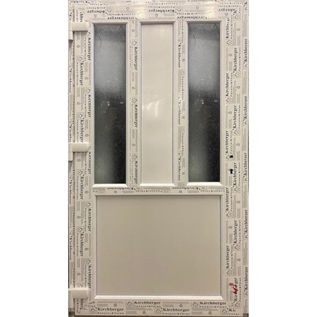 Usa de intrare, termopan, U model 2 sticle, alb,100x210 - eMAG.ro