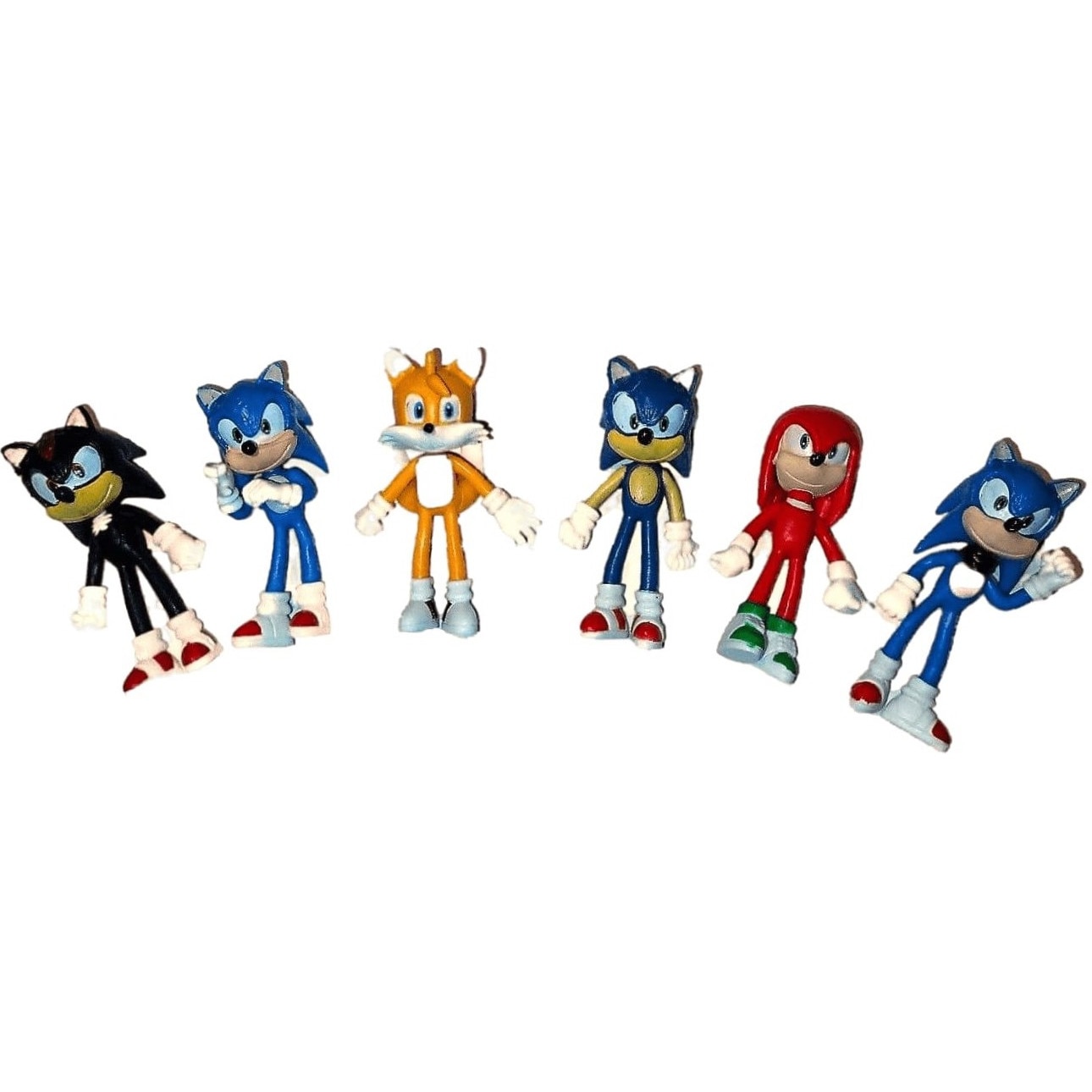 Комплект таралеж Sonic, 6 фигурки, 10 см, многоцветен - eMAG.bg