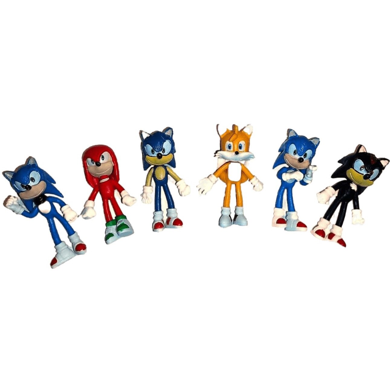 Комплект таралеж Sonic, 6 фигурки, 10 см, многоцветен - eMAG.bg