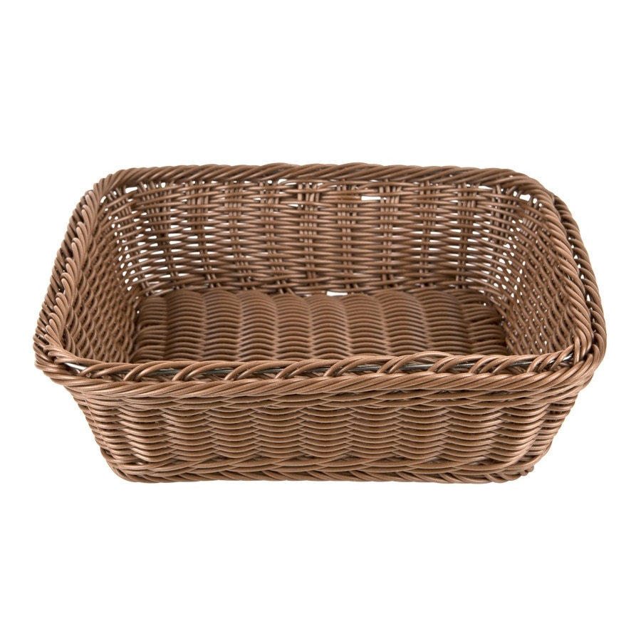 Cos de servire, Witek Home, Ratan, 32.5 x 26.5 x 10, Maro - eMAG.ro