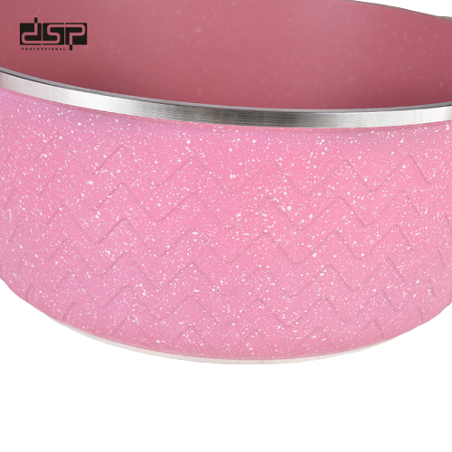 Set oale cu tigaie, Roz, 2.26L, 4.18L, 6.08L, 9.27L, 3.53L, DSP CA001 ...