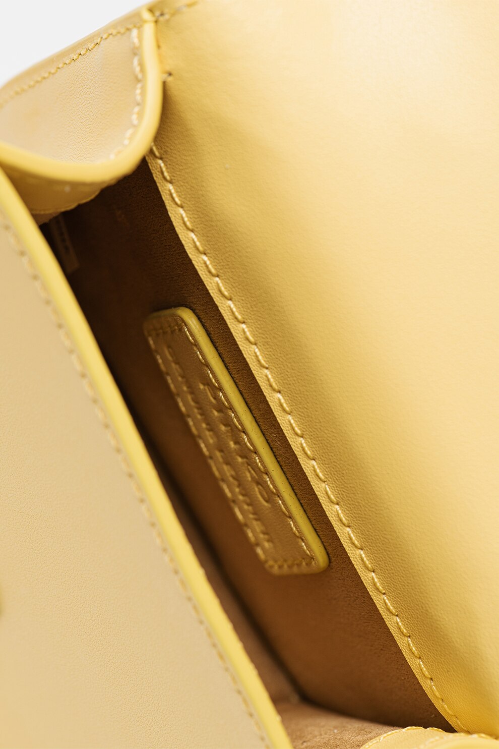 Pinko, Geanta crossbody de piele Love Bell, Galben pai - eMAG.ro