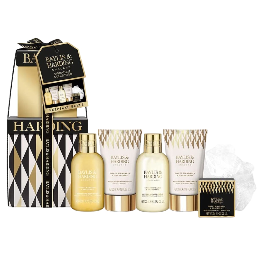 Set Cosmetice pentru baie Sweet mandarin & Grapefruit, Deluxe Signature ...