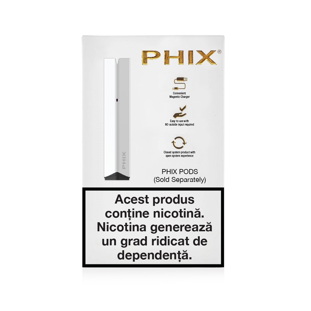 Tigara Electronica Phix Basic Kit White - eMAG.ro