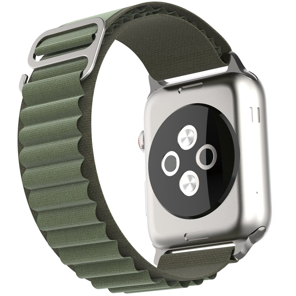 Curea textila compatibila cu Apple Watch 2 41 mm, Fonix Textile Magness ...