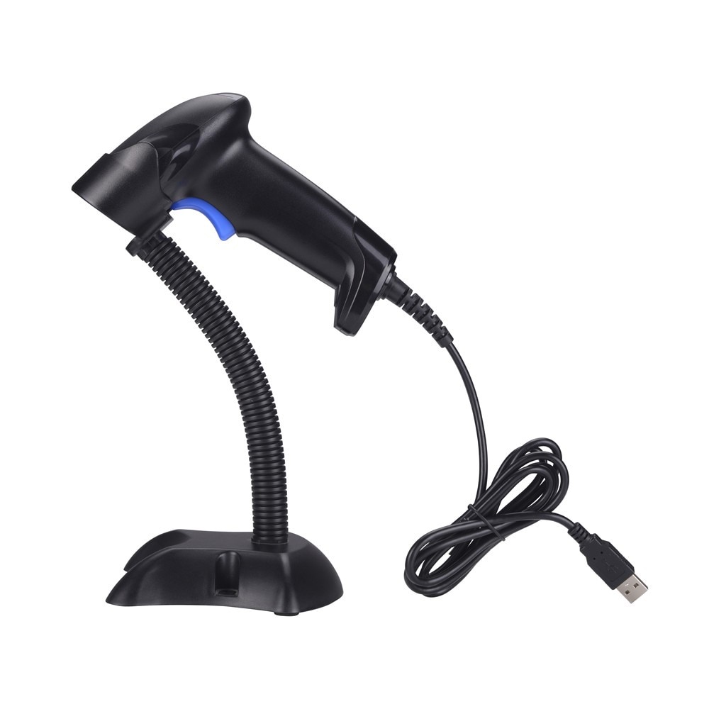 Cititor de coduri de bare cu suport, scanare automata prin cablu a ...