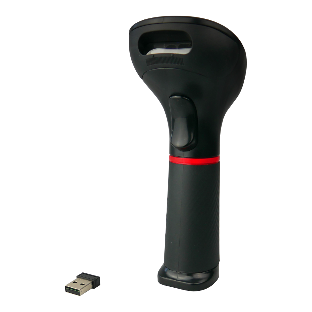 Cititor de coduri de bare 1D/2D fara fir, 2.4G, Bluetooth, automat HD ...