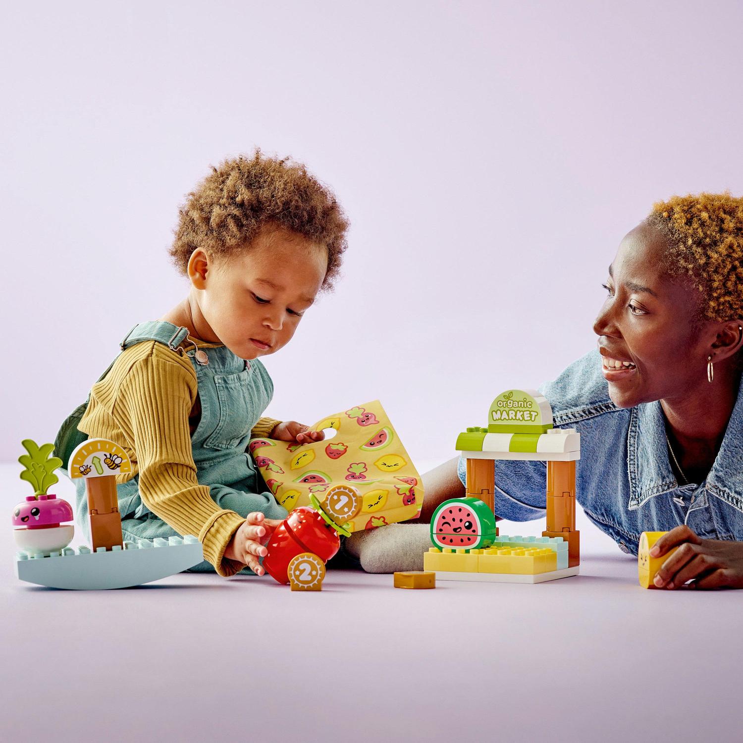 LEGO® DUPLO® - Prima mea piata de produse bio 10983, 40 piese - eMAG.ro