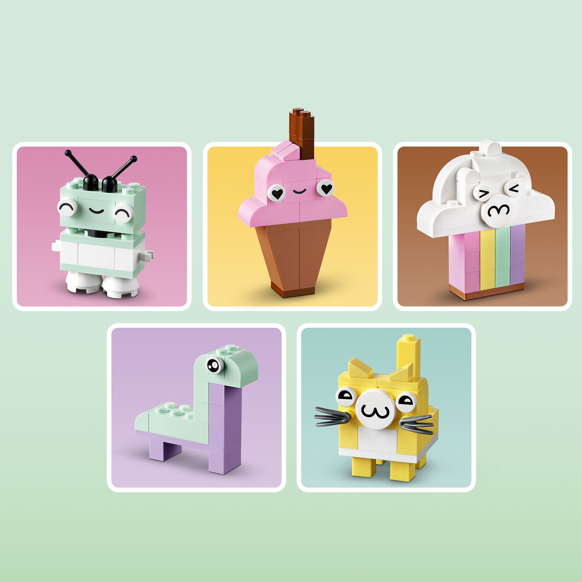 LEGO® Classic - Creative fun in pastel colors 11028, 333 части - eMAG.bg