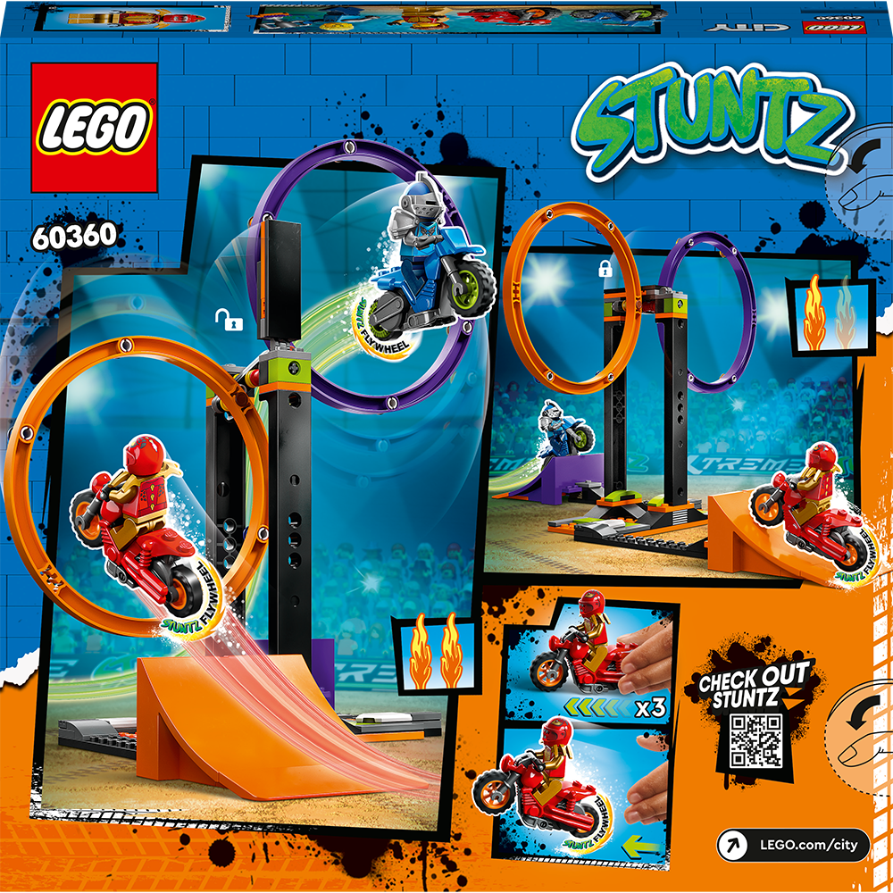 LEGO® City Spinning Stunt Challenge 60360, 117 части - eMAG.bg