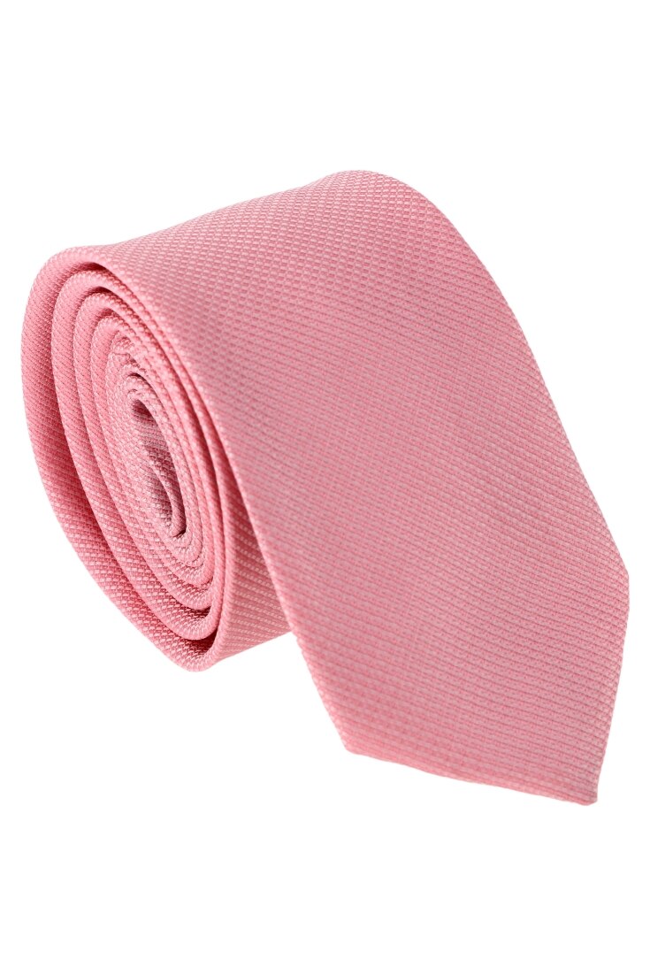 Cravata barbati, model ingust, aspect texturat, 5 x 174 cm, NO7551, Roz ...