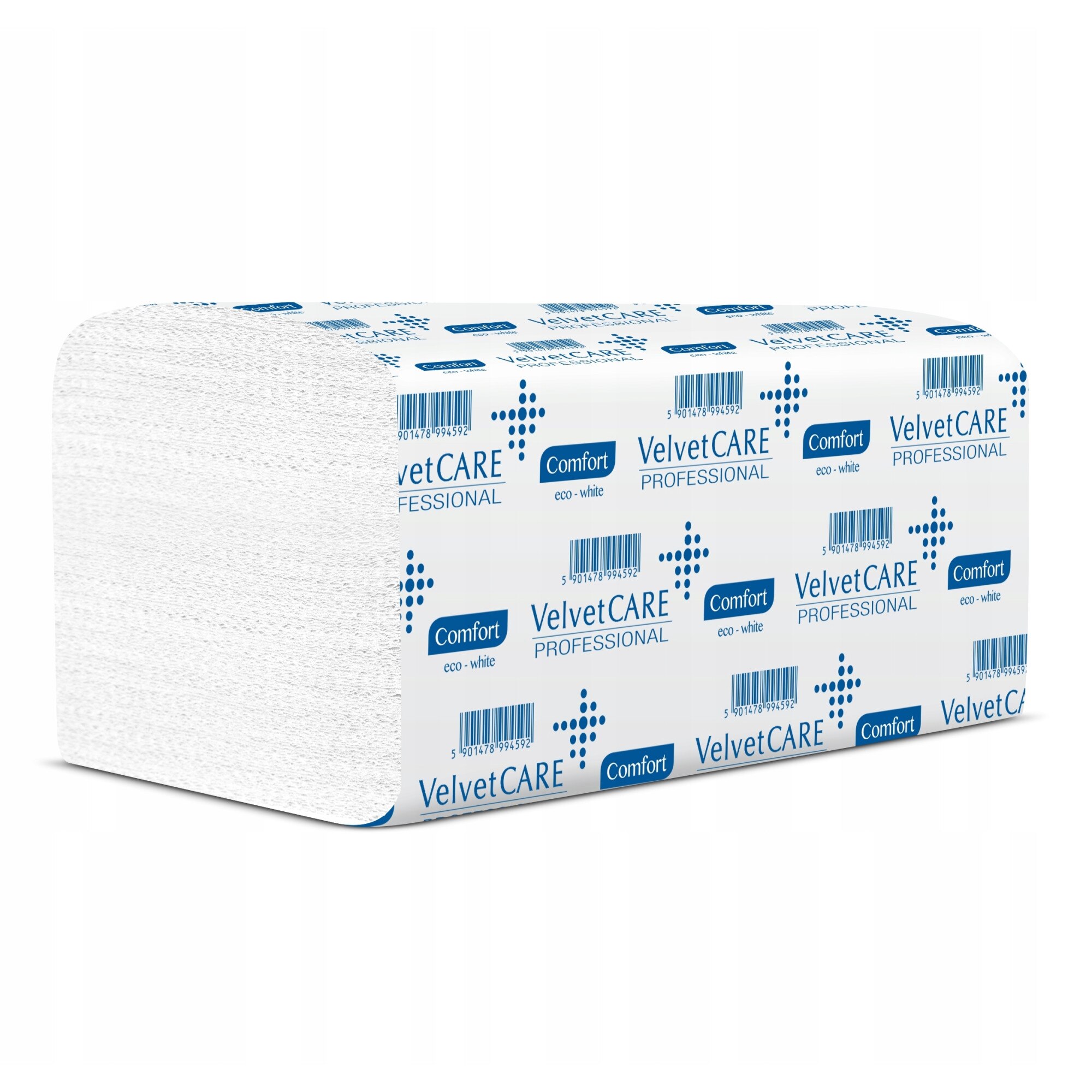 Prosoape de hartie, Velvet Care, Celuloza, 23x25 cm, Alb - eMAG.ro