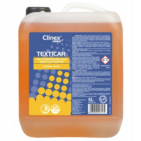 Solutie curatare tapiterie auto, Clinex, 5L - eMAG.ro