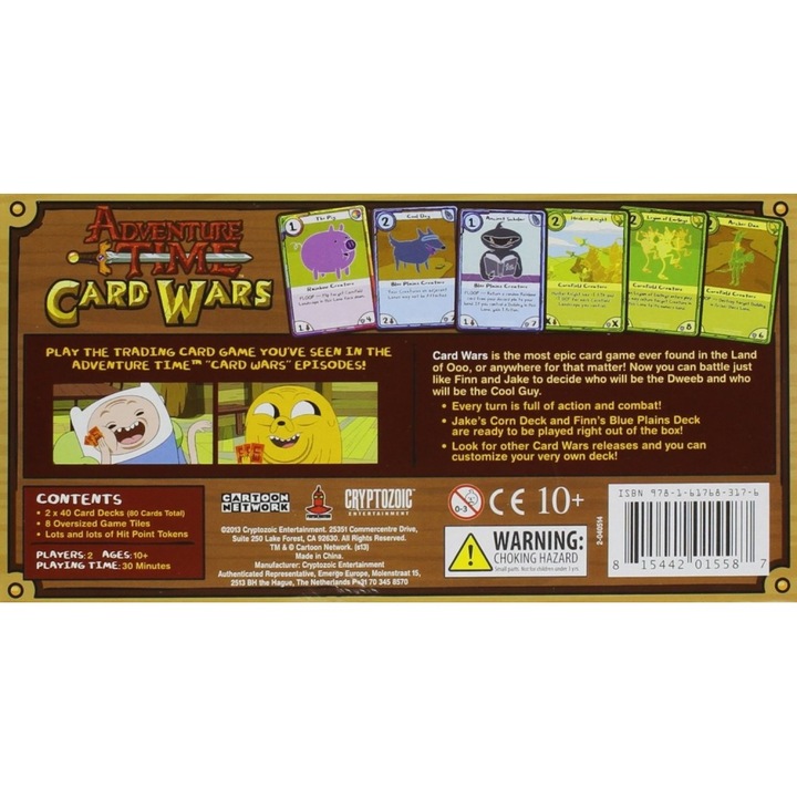 Adventure Time Card Wars: Finn vs. Jake - eMAG.ro
