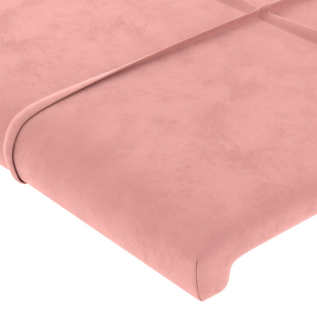 Set tablii de pat vidaXL, 2 piese, roz, 80x5x78/88 cm, catifea, 8.6 kg ...