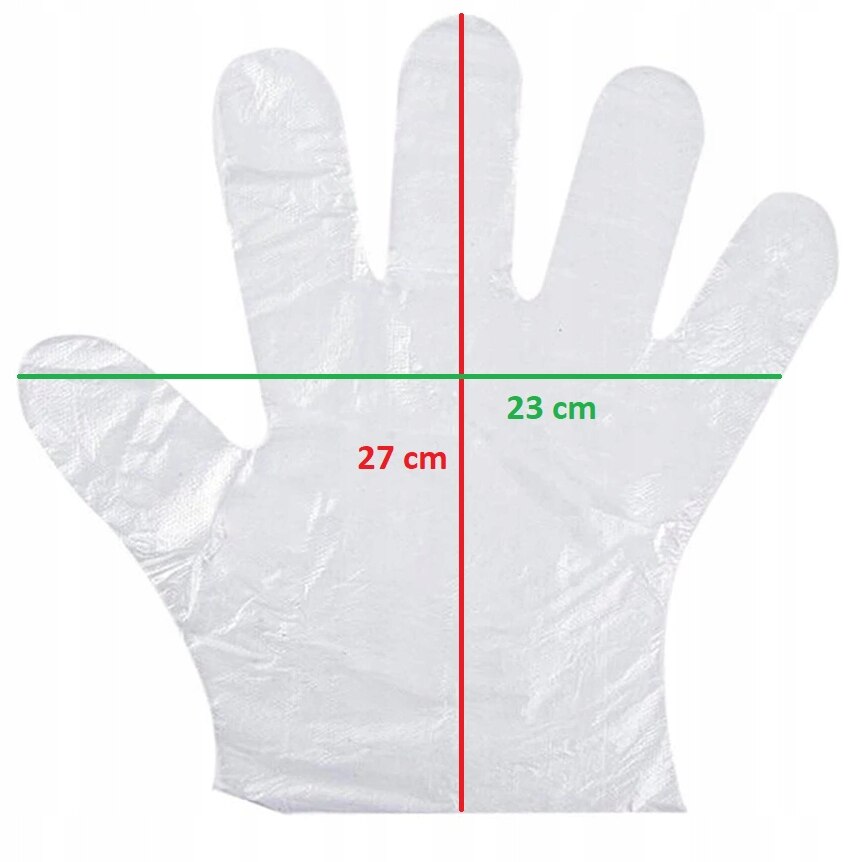Set 100 manusi, Inny, Plastic, Transparent, L - eMAG.ro
