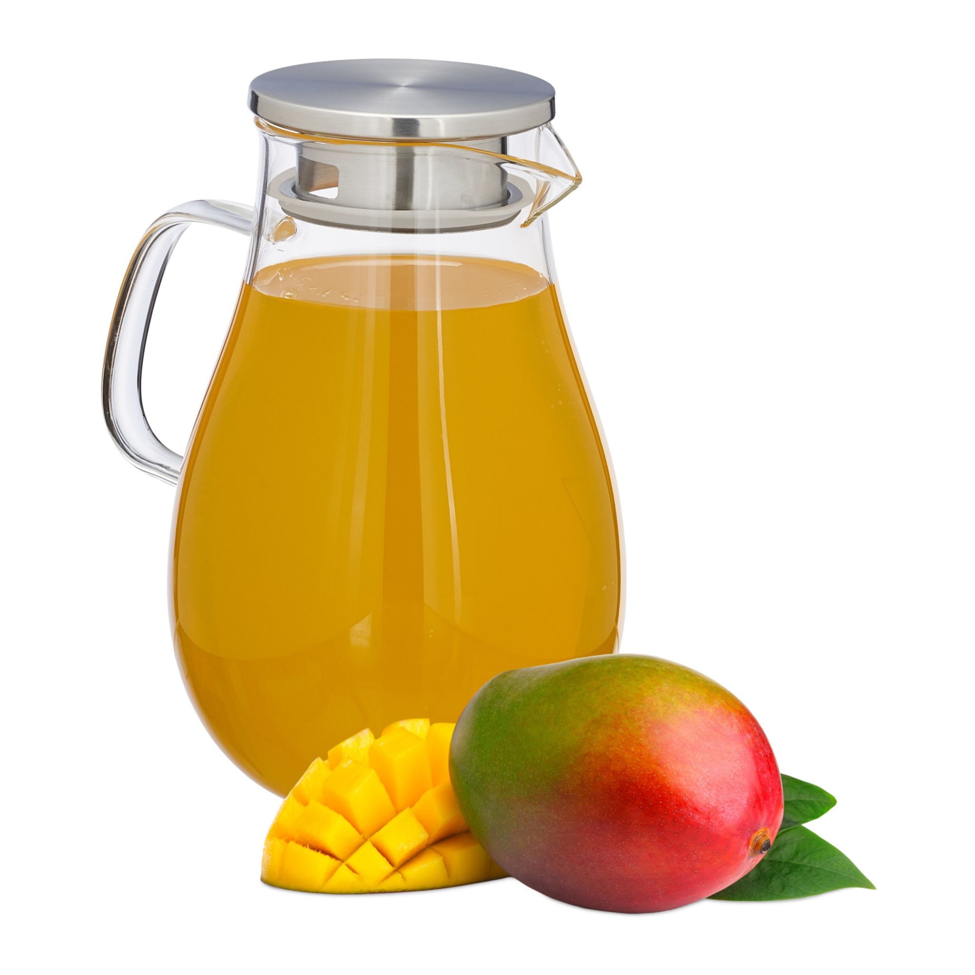 Carafa pentru limonada cu decantor, Relaxdays, 1.8 l - eMAG.ro