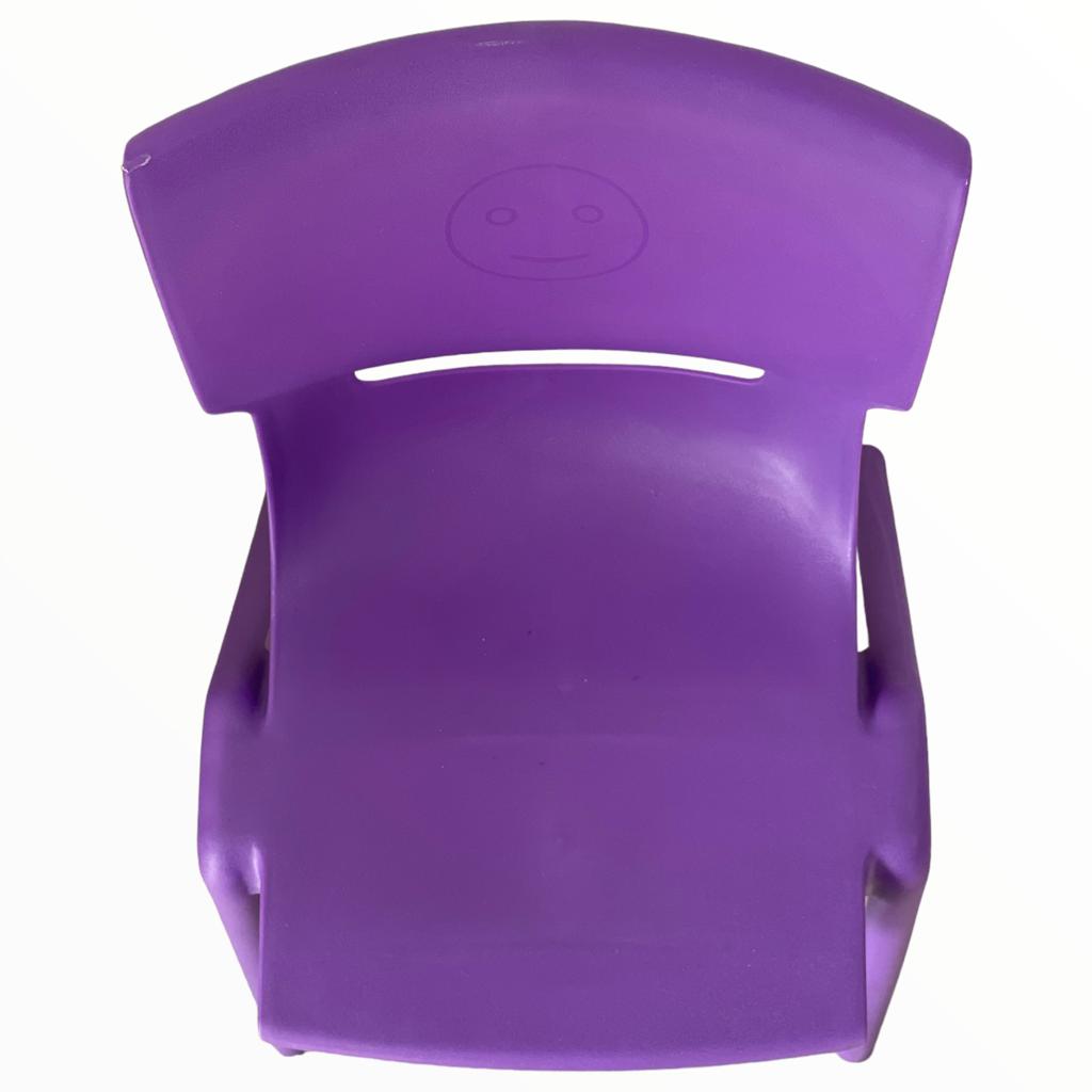 Scaun Plastic pentru copii, mov, 33x33x50 cm - eMAG.ro