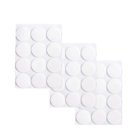 Set 60 buline din Banda Dublu Adeziva Diametru 1,2 cm Transparente G ...