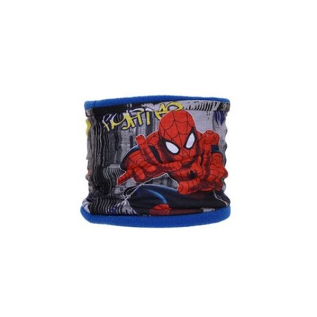 Fular Spiderman fleece circular, tip guler reversibil Albastru ...