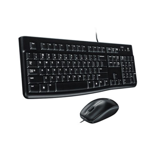 Kit Tastatura Si Mouse Cu Fir Logitech Mk120 - eMAG.ro
