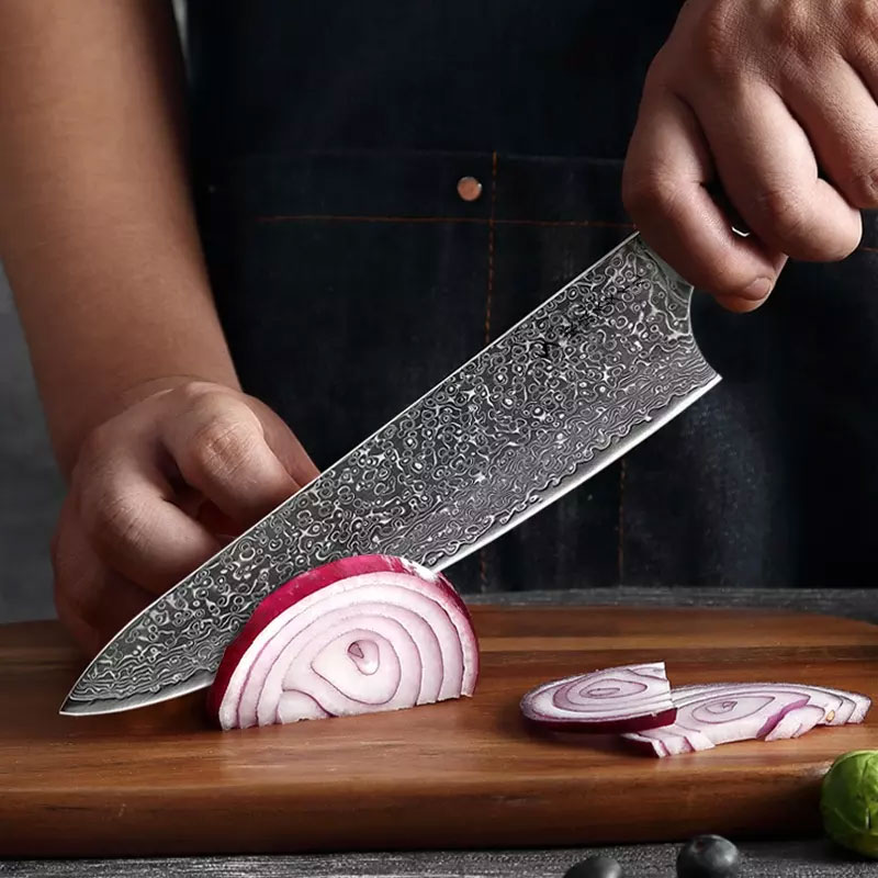 Cutitul bucatarului Tokyo Style Ame Series, lungime lama 24cm, otel ...