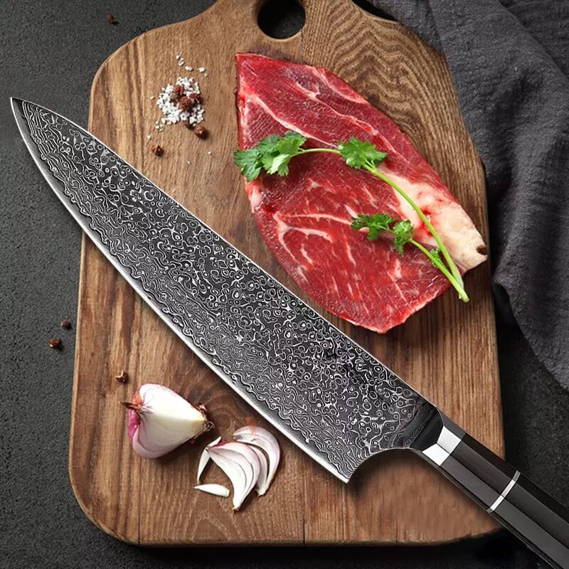 Cutitul bucatarului Tokyo Style Ame Series, lungime lama 24cm, otel ...