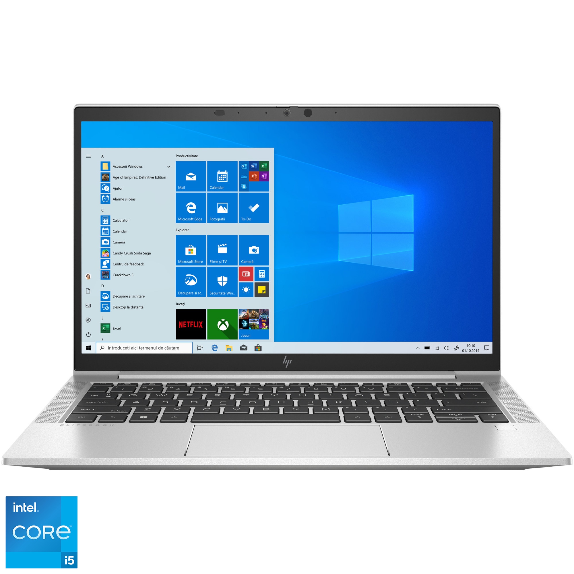 Laptop HP EliteBook 830 G8 cu procesor Intel® Core™ i5-1135G7 pana la 4.20 GHz, 13.3", Full HD ...