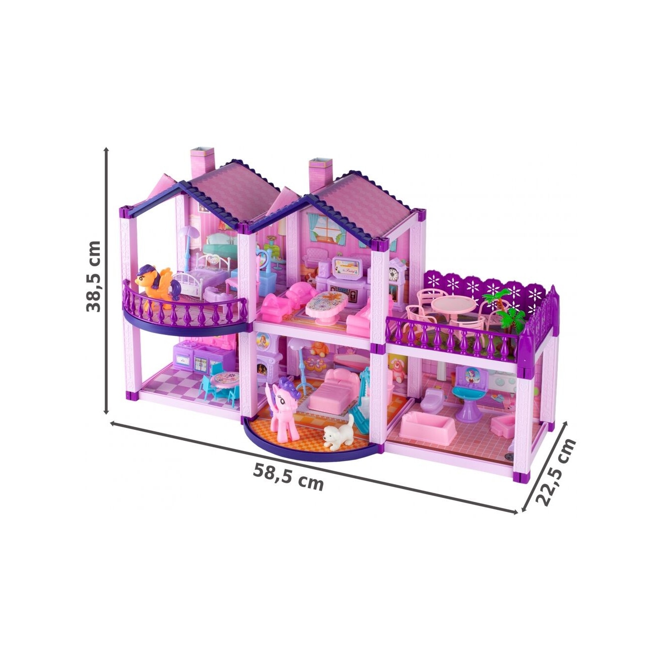Casuta de Papusi din Plastic Palace Of The Fairies idealSTORE, Situata ...