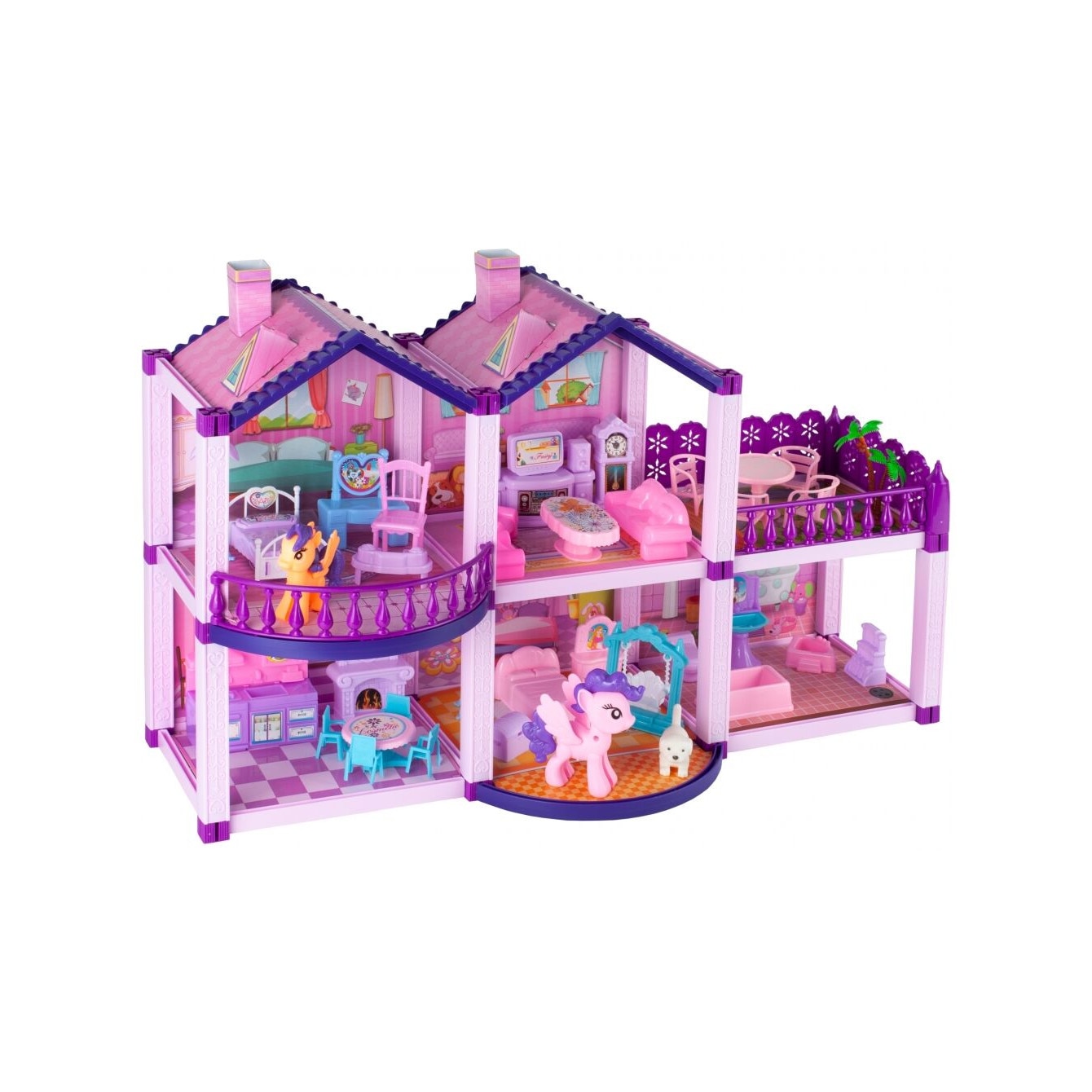 Casuta de Papusi din Plastic Palace Of The Fairies idealSTORE, Situata ...