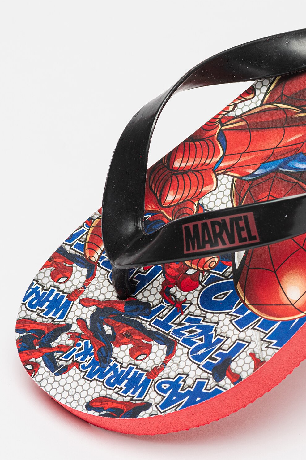 Marvel, Papuci flip-flop cu Spider Man, Rosu, Negru, 31 EU - eMAG.ro